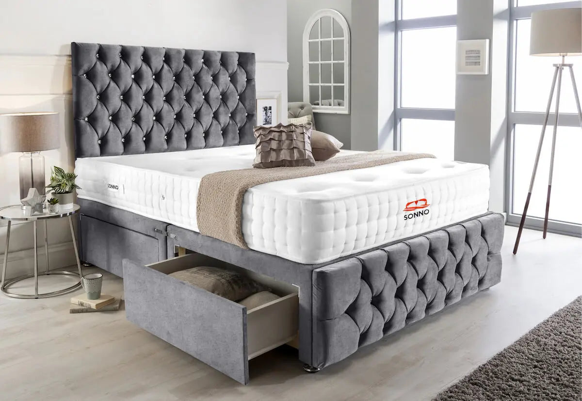 Moscow Divan Bed - Armour Coniston – Sonno