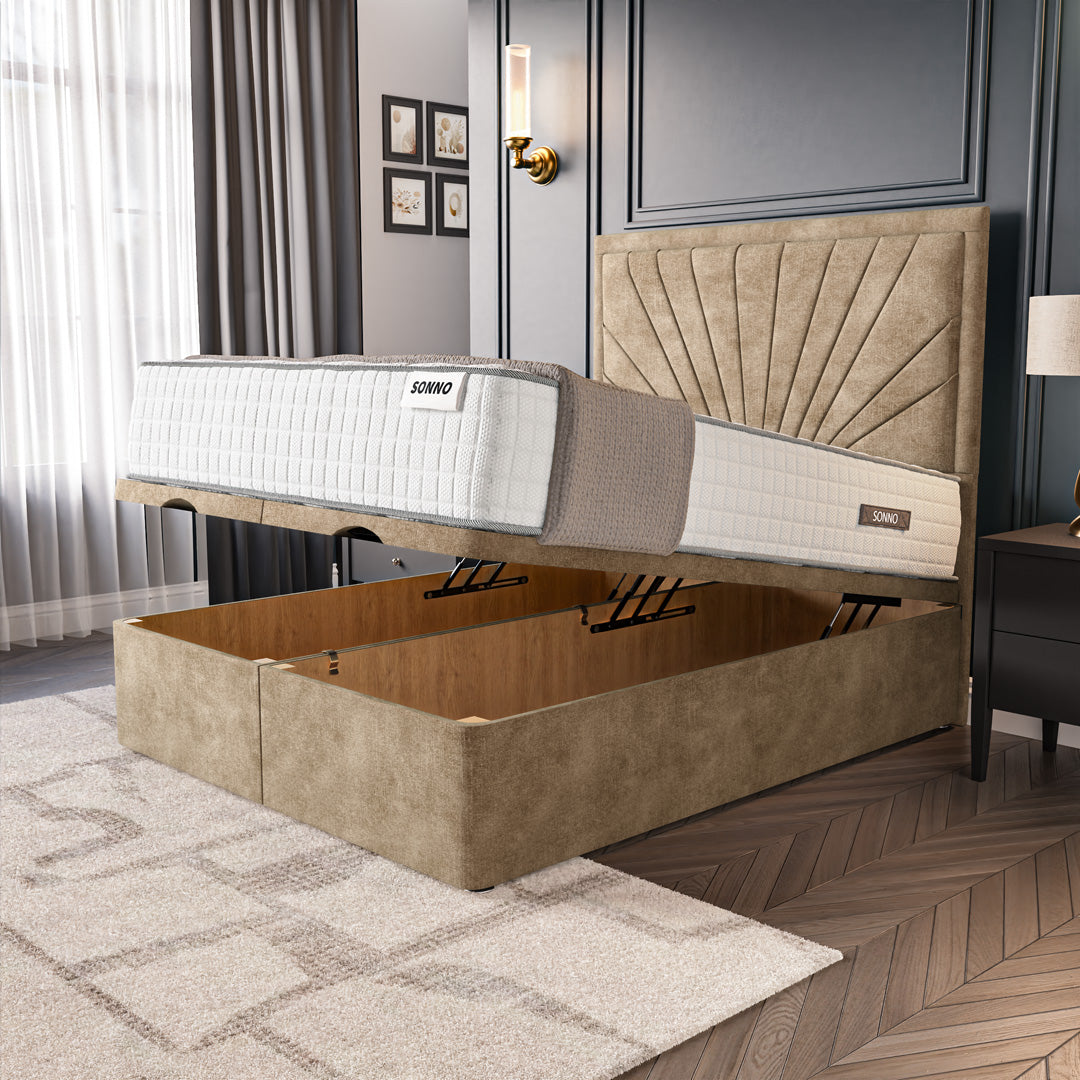 Casablanca Ottoman Divan Bed - Mink Coniston – Sonno