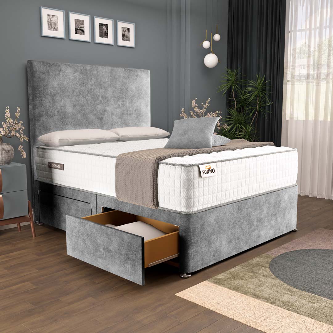 Dakar Divan Bed - Armour Coniston – Sonno
