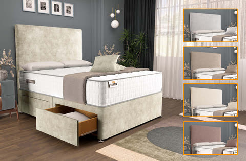 Dakar Divan Bed - Black Naples – Sonno