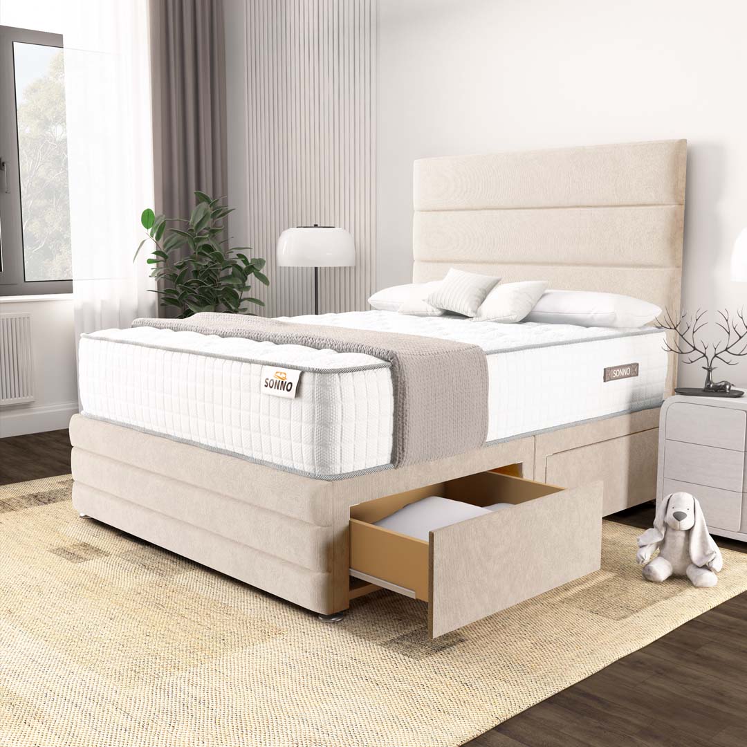 Havana Divan Bed - Cream Naples – Sonno