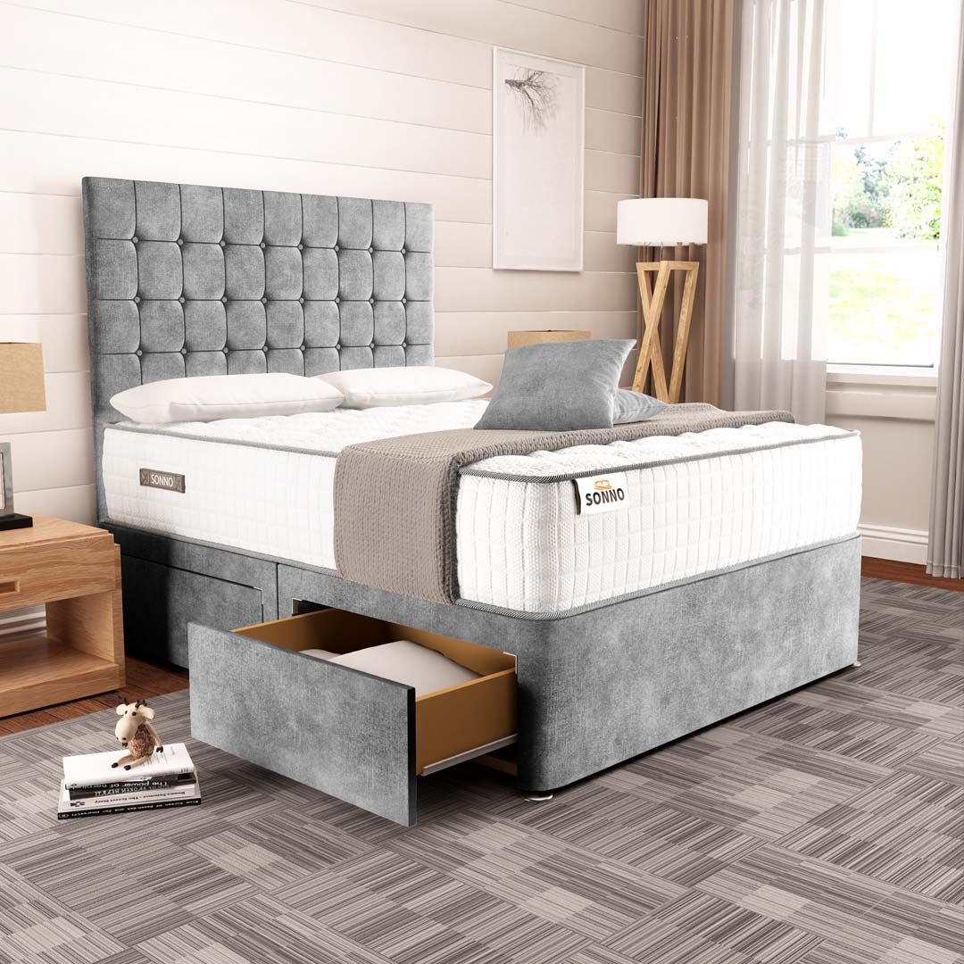 Kingston Divan Bed - Armour Coniston – Sonno