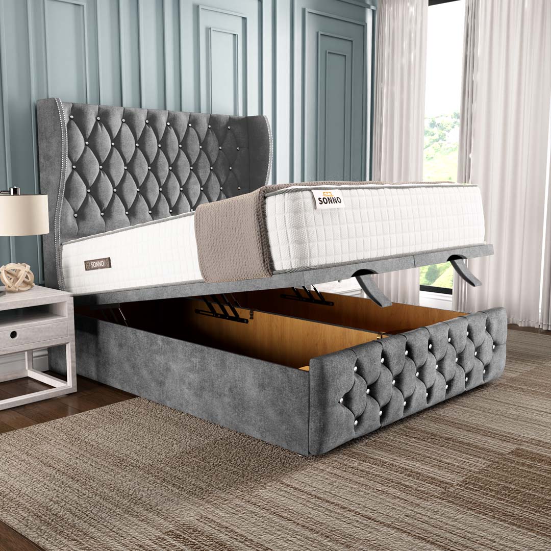 Monaco Ottoman Divan Bed - Armour Coniston – Sonno