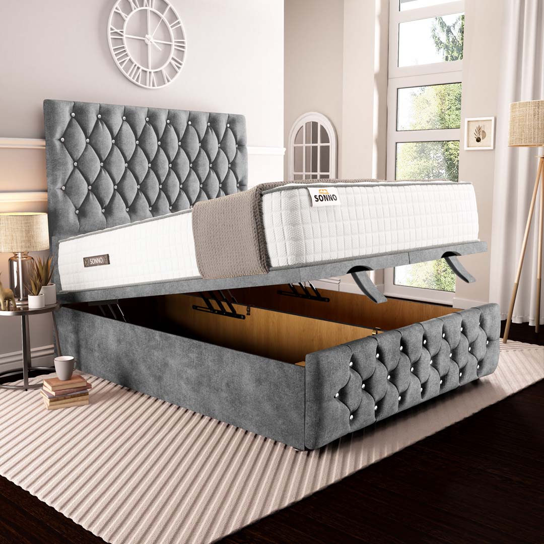 Moscow Ottoman Divan Bed - Armour Coniston – Sonno