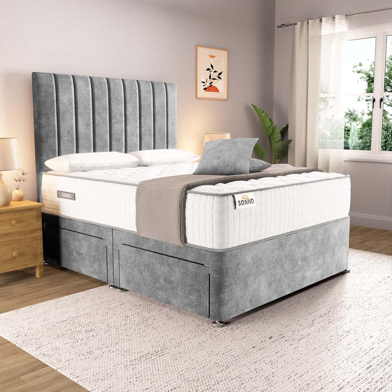 Prague Divan Bed - Armour Coniston – Sonno