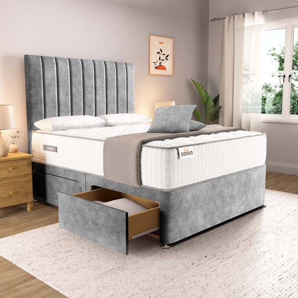 Prague Divan Bed - Armour Coniston – Sonno
