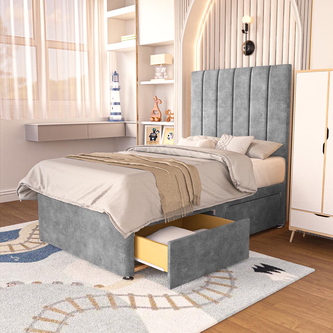Prague Kids Divan Bed - Armour Coniston – Sonno