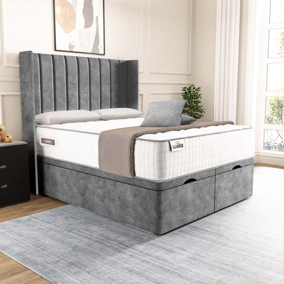 Sofia Ottoman Divan Bed - Armour Coniston – Sonno