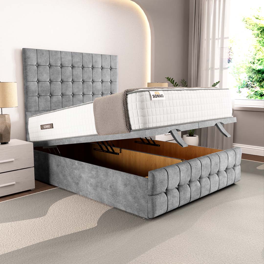 Rio Ottoman Divan Bed - Armour Coniston – Sonno
