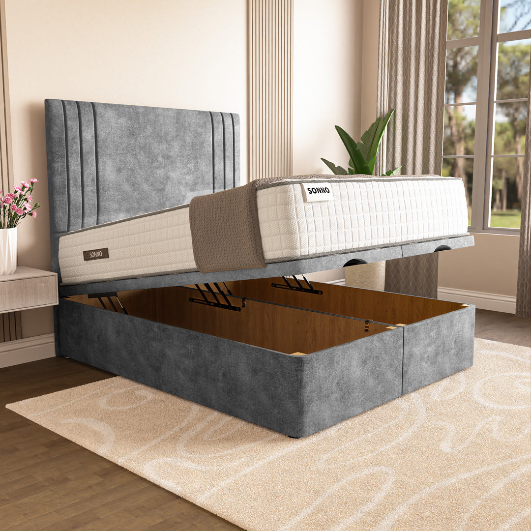 Rome Ottoman Divan Bed - Armour Coniston – Sonno