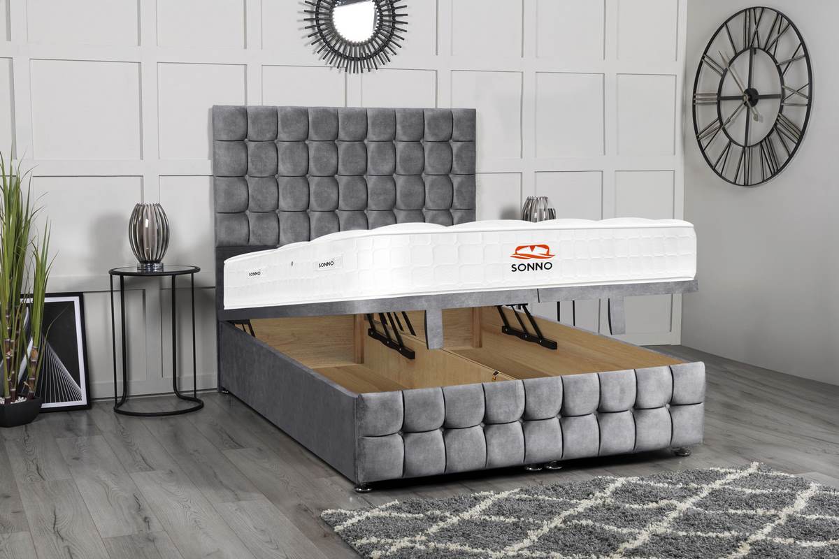 Rio Ottoman Divan Bed - Armour Coniston – Sonno