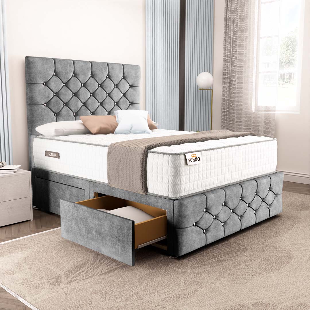 Suva Divan Bed - Armour Coniston – Sonno