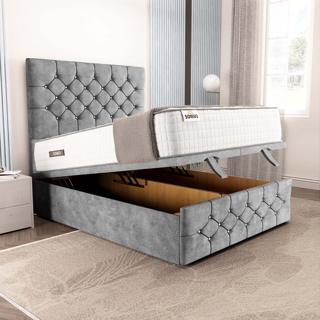 Suva Ottoman Divan Bed - Armour Coniston – Sonno