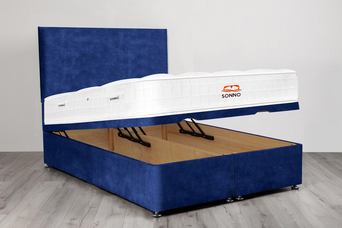 Dakar Ottoman Divan Bed - Blue Coniston – Sonno